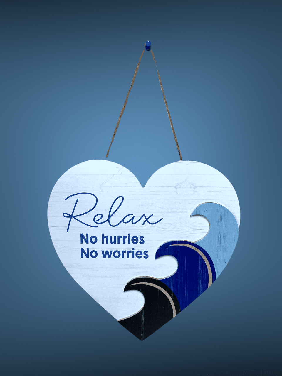 Relax No Hurries No Worries Beach Coastal Wall Decor Sign Pediment ...