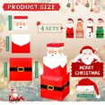 24 Pcs Christmas Nesting Gift Boxes with Lid, Xmas Stacking Box Set- 8 ...