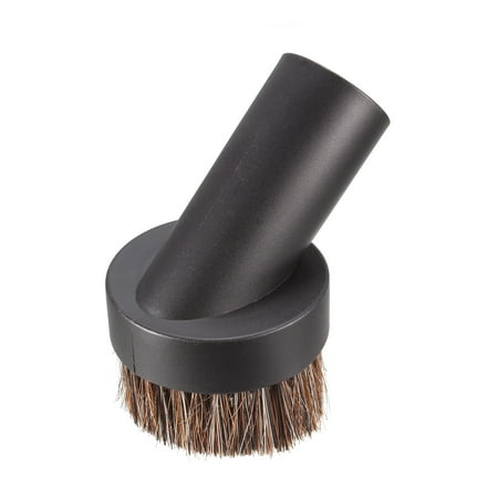 Soft Horsehair Bristle Vacuum Cleaner Dust Brush 32mm Black | Walmart ...