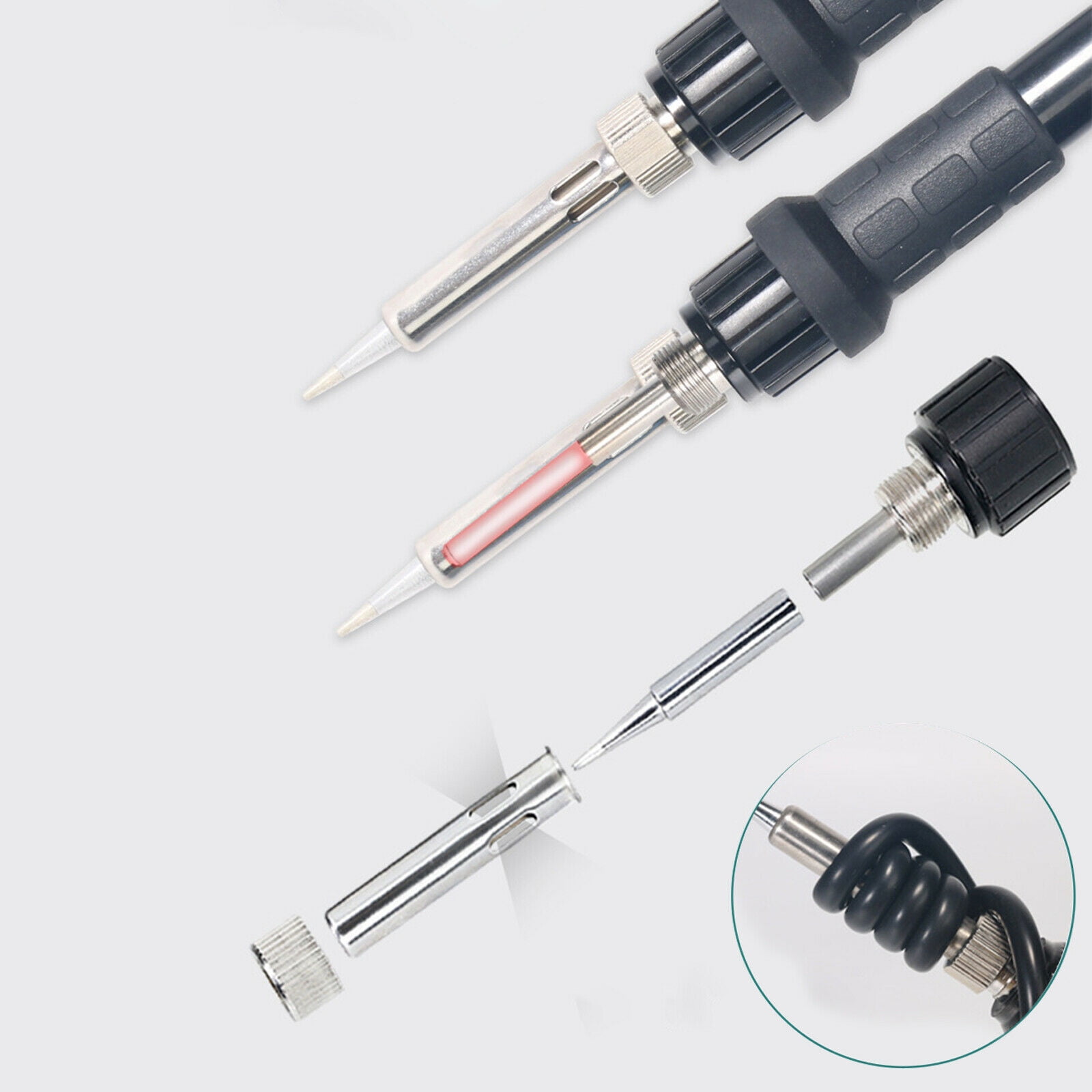 Buy OUKANING 130W 8in1 PCB SMD SMT Rework Soldering Station Iron ...