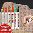 Outdoor Stone Monument Paint Pen Waterproof Sunproof Paint Marker For ...