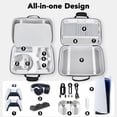 Hard Shell Travel Carrying Case Compatible with PS5 & PS5 Slim Console ...