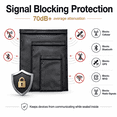 3-Pack Faraday Bag: Fireproof Protector for Phones, Tablets, Car Keys ...