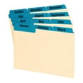 Oxford Laminated Index Card Guides, Monthly Divider File, 1/3 Tab, 4x6 ...