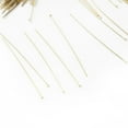 Cousin DIY Polished Metal Gold Head Pin Bulk Pack, 2 in x 5 mm Head ...