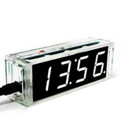 YellowDell Electronic Clock Digital Clock Light Control DIY Partial ...