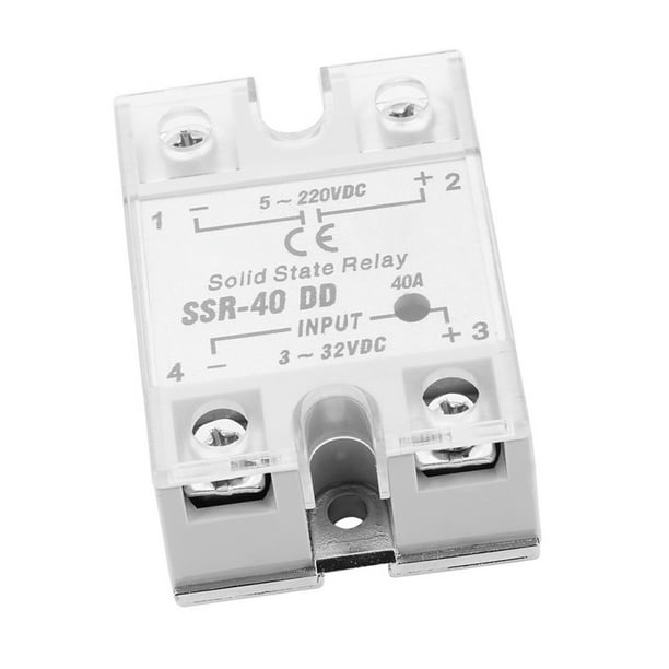 SS Relay,SSR-40 DD 40A 5-220VDC A Solid State Relay Solid State Relay Striking Appearance ...
