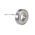 Unique Bargains R12ZZ Deep Groove Ball Bearing, 3/4"x1-5/8"x7/16 ...