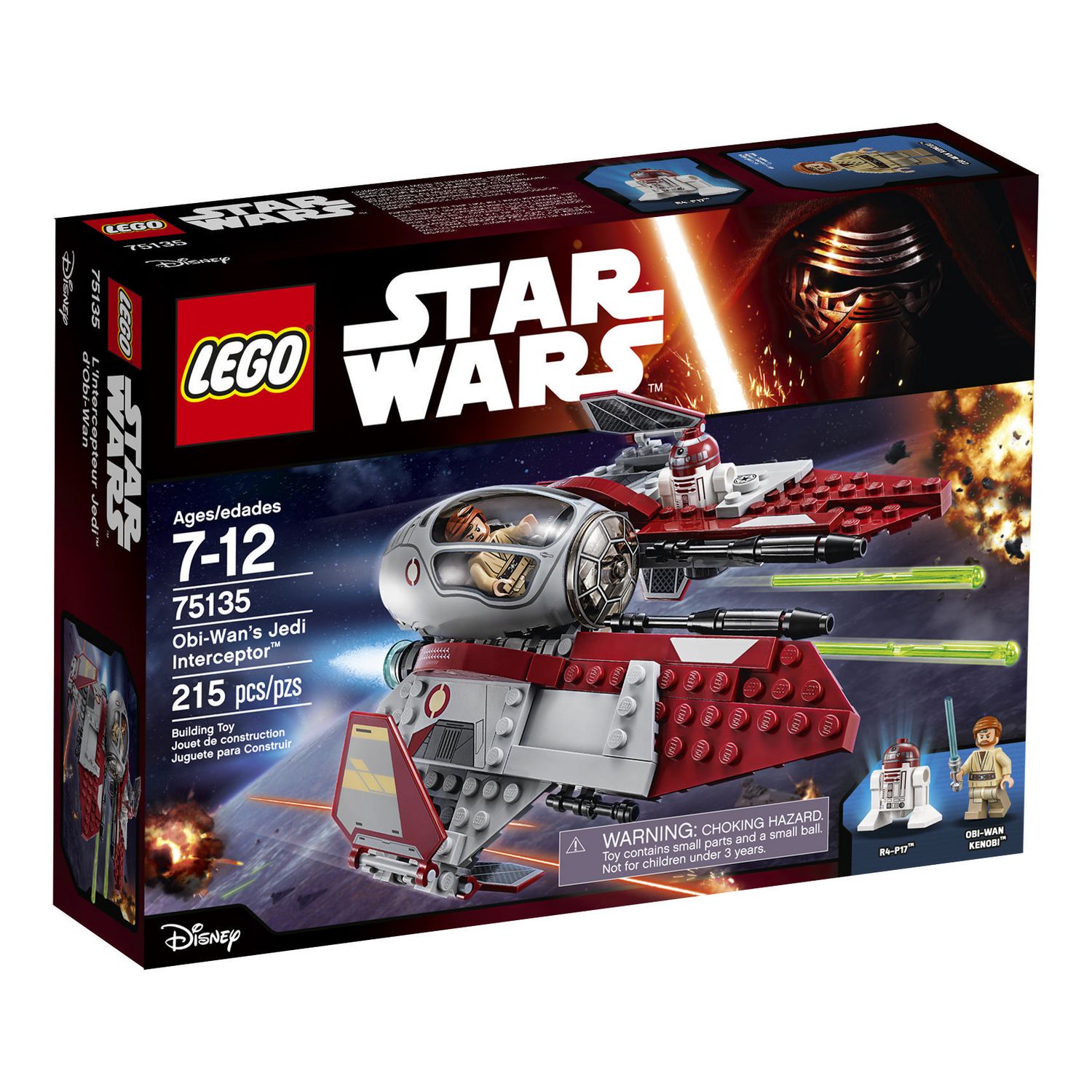 LEGO(MD)MD Star WarsMC - Obi-Wan’s Jedi InterceptorMC (75135) - Walmart.ca