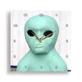 3drose, an Alien with Green Skin and Deep Dark Black Eyes, 15x15 Wall ...