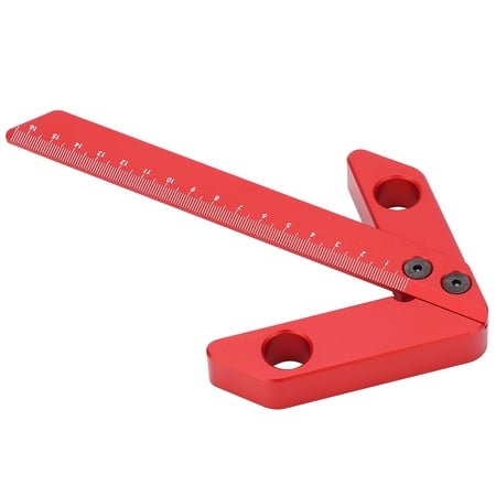 45/90 Degree Ling Gauge Ruler, Metal Ruler Center Measuring Tool ...