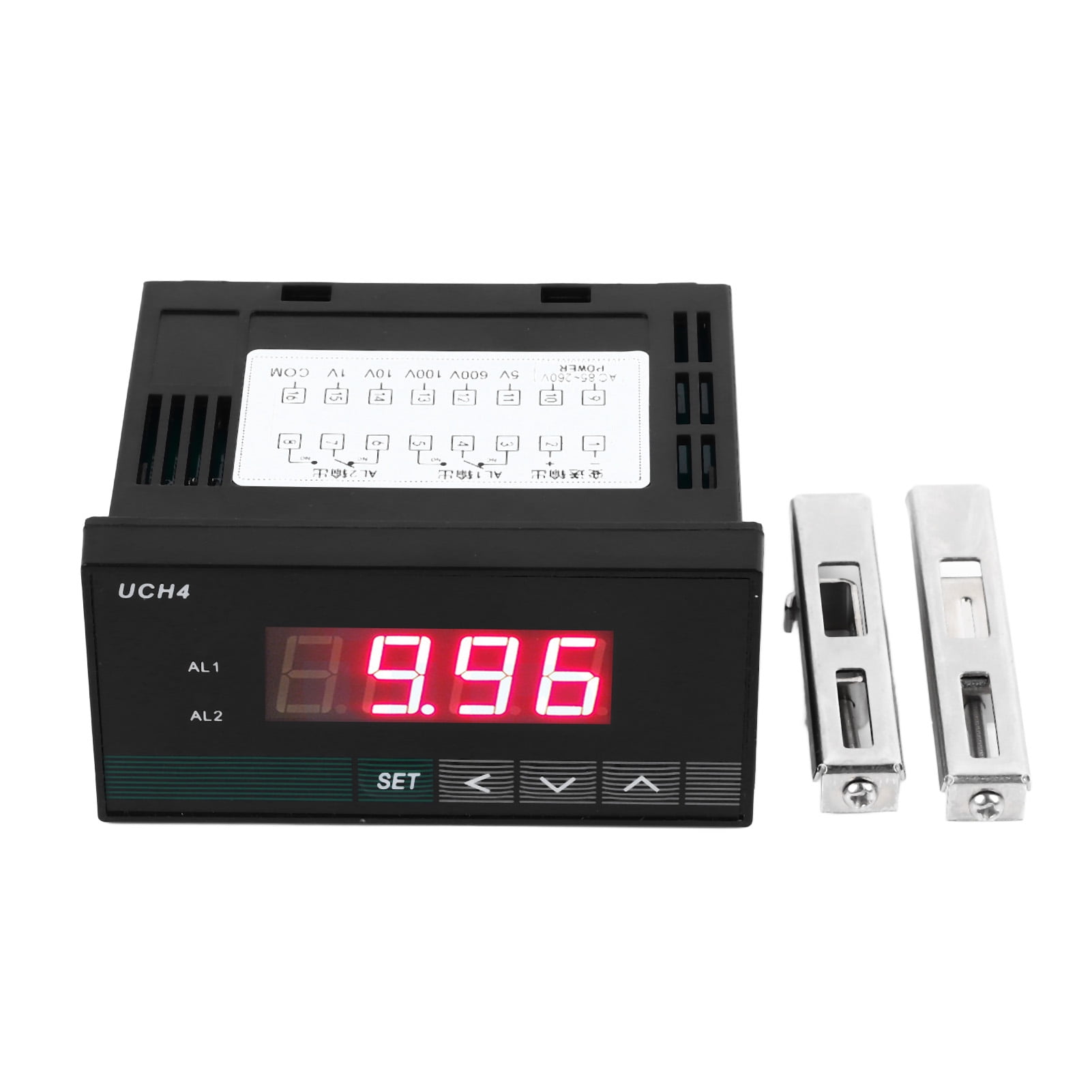 Risegun Voltímetro Digital AC DC Medidor De Voltaje 85-260 V Entrada ...