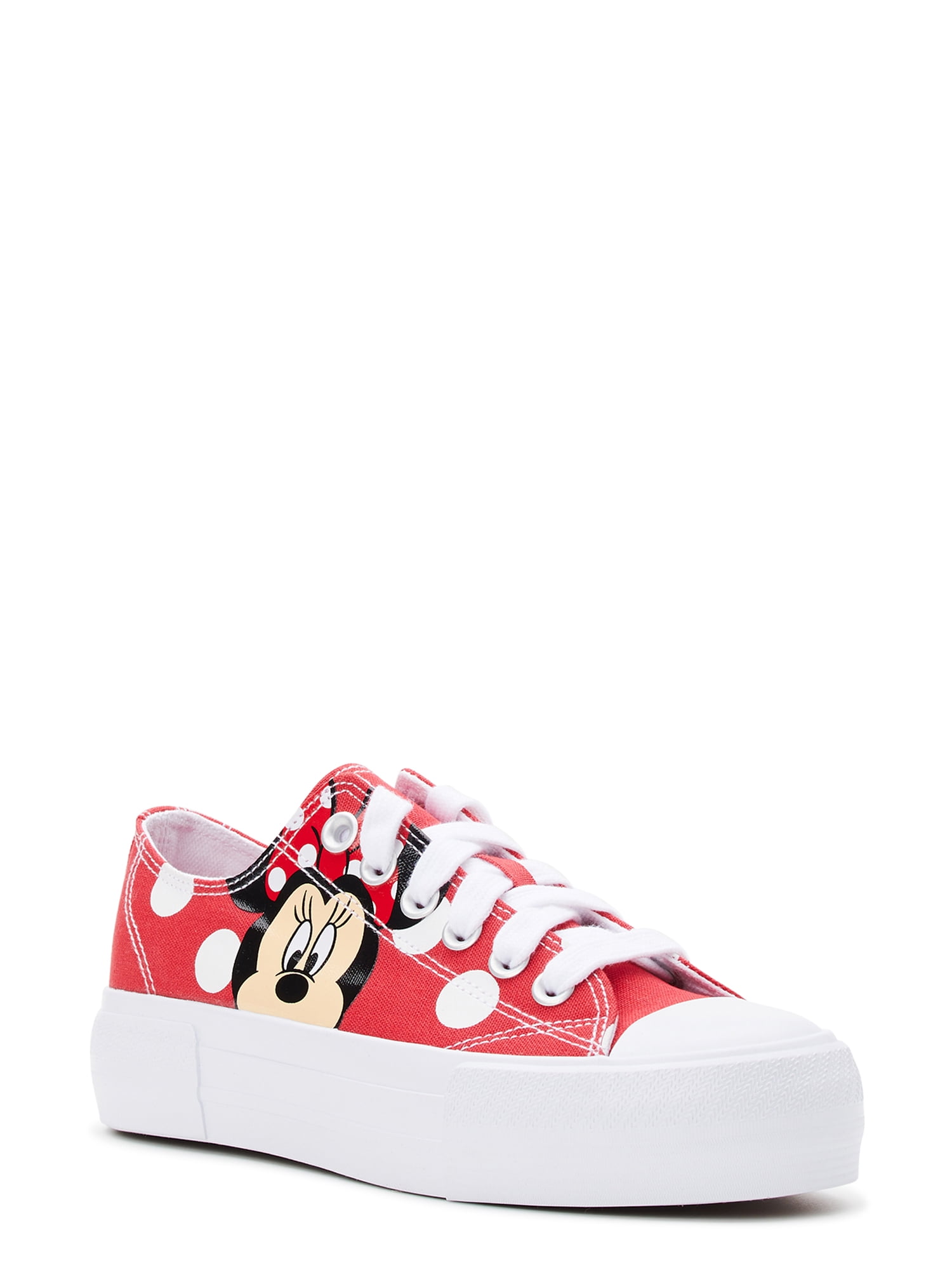 Women's Licensed Minne Mouse Sneaker Shoe - Walmart.com