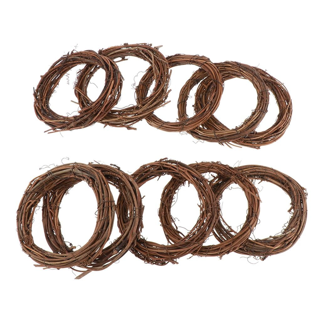 Click here for Colaxi 10 Pieces Natural Rattan Vine Grapevine Wre... prices