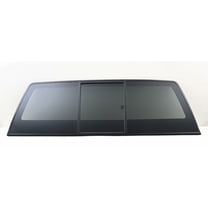 Rear Manual Slider Back Window Back Glass Compatible with Ford F250 ...