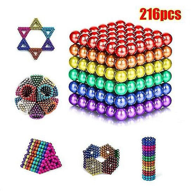 Blue 216pcs 3mm Magic Blocks Children Early Education Toy--（Aimia ...