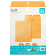Mead Heavyweight Large Clasp Envelopes, 9x12 inch, 20 Count - Walmart.com
