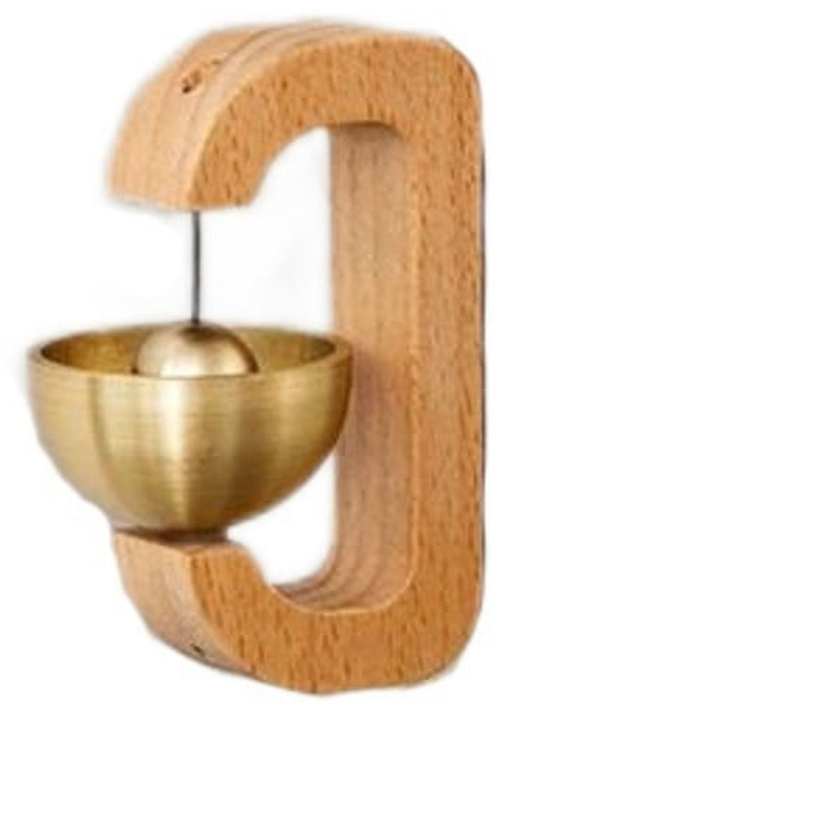 Timbre magnético de campana de viento de madera - Fácil instalación sin ...