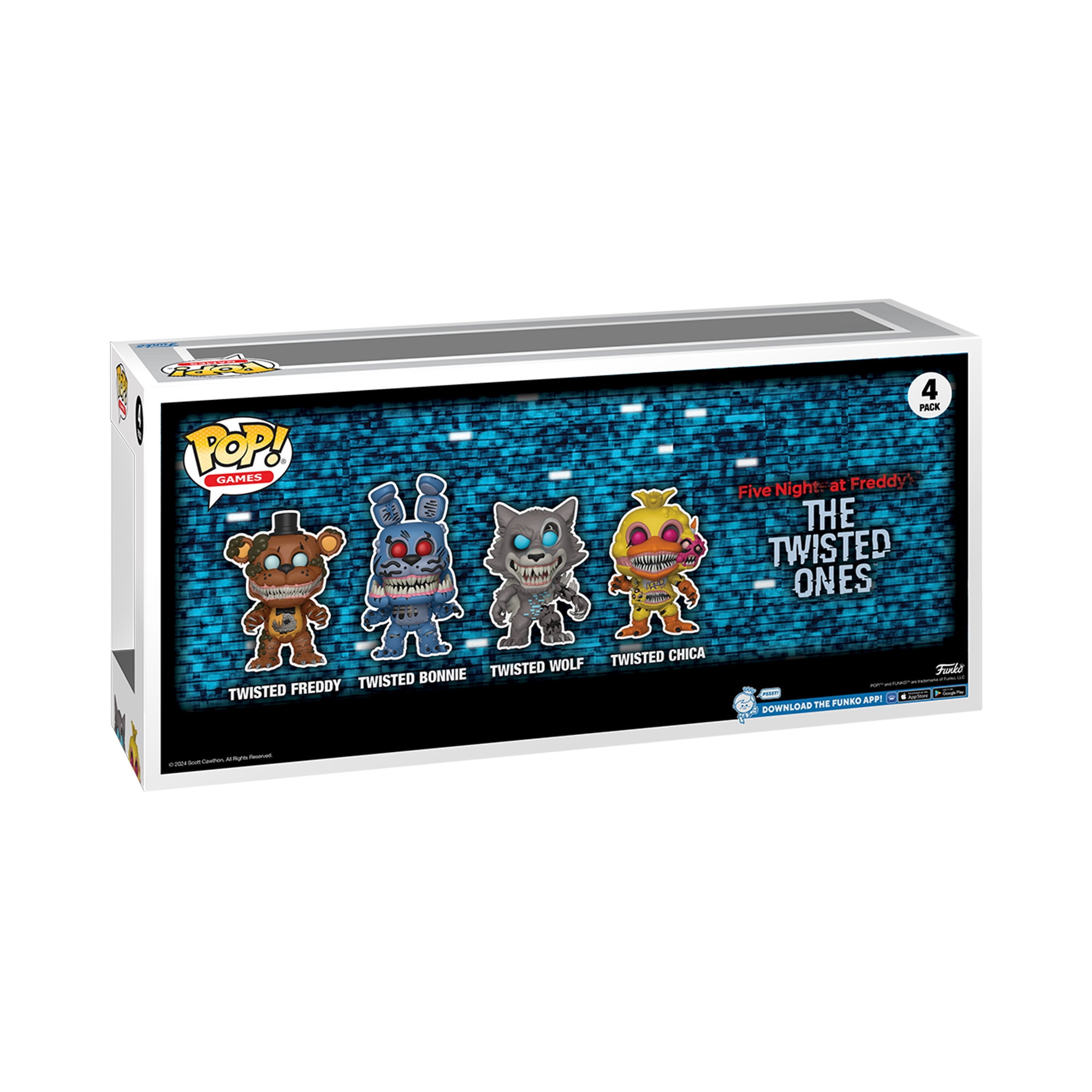 Funko Pop Games Five Nights At Freddy s Twisted Ones 4PK