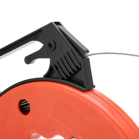 49 Feet (15M) Electrical Fish Tape Reel, Pull Communication Wire Cable ...