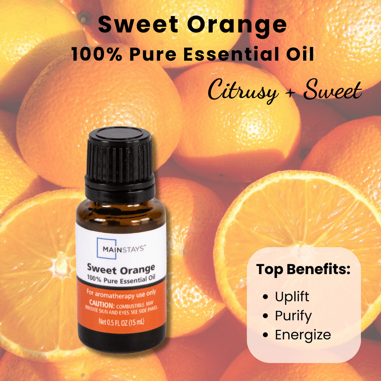 Orange essential oil benefits store