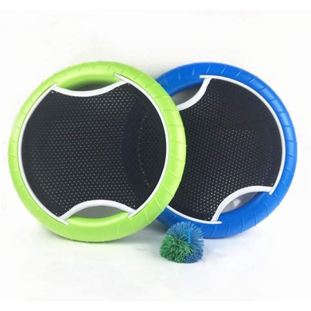 Disc set bounce game with rubberband bouncy ball for children adults (2 ...