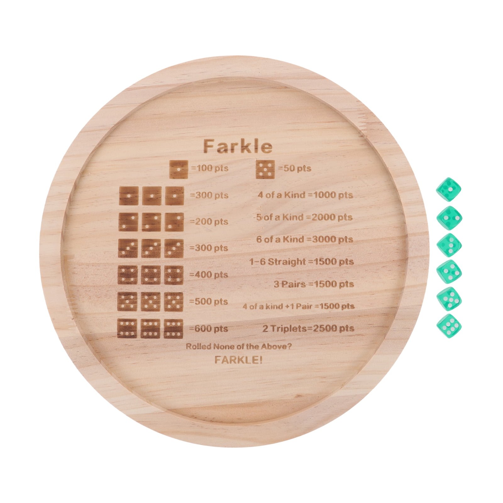 Click here for Homemaxs 1 Set Wooden Dice Tray For Farkle Dice Ga... prices