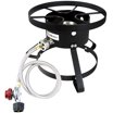 XtremepowerUS Outdoor Propane Single Burner Stove, High-Pressure Gas ...