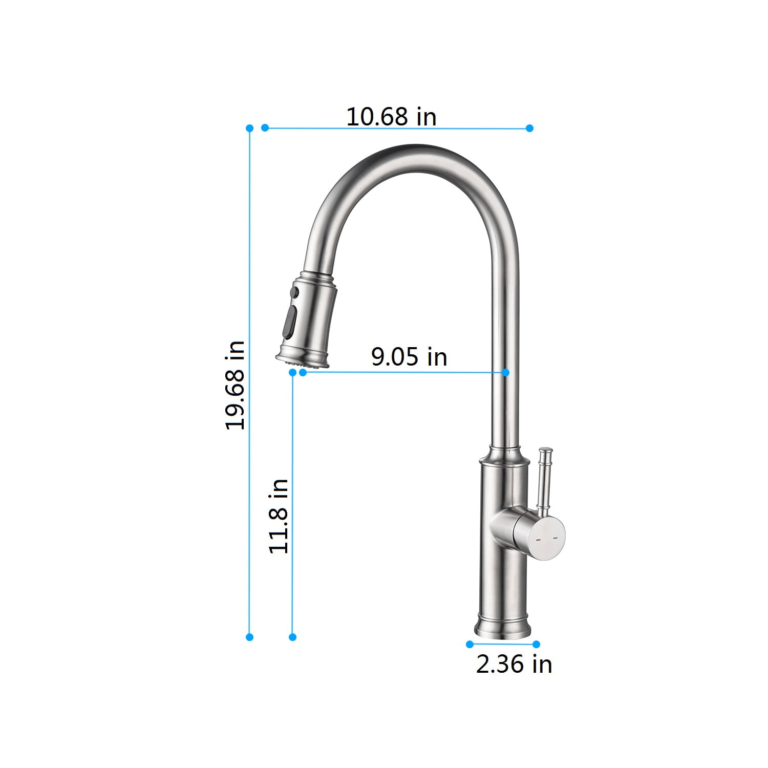 Gooseneck Kitchen Faucet With Pullout Spray Repair | Besto Blog