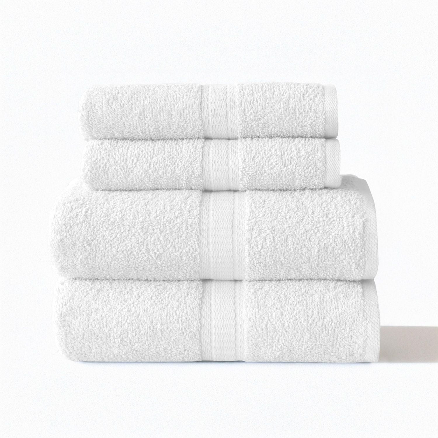 Click here for Mainstays 4pk Bundle Set - 2 Hand Towels  2 Bath T... prices
