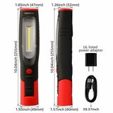 TORCHSTAR Rechargeable LED Work Light with USB, 360° Rotate Hooks, for ...