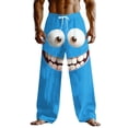 DayScoop Mens Plus Size Pants Summer Trousers Casual Fashion Smiling ...