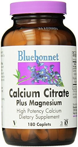 Bluebonnet Calcium Citrate Plus Magnesium, 180 Ct - Walmart.com