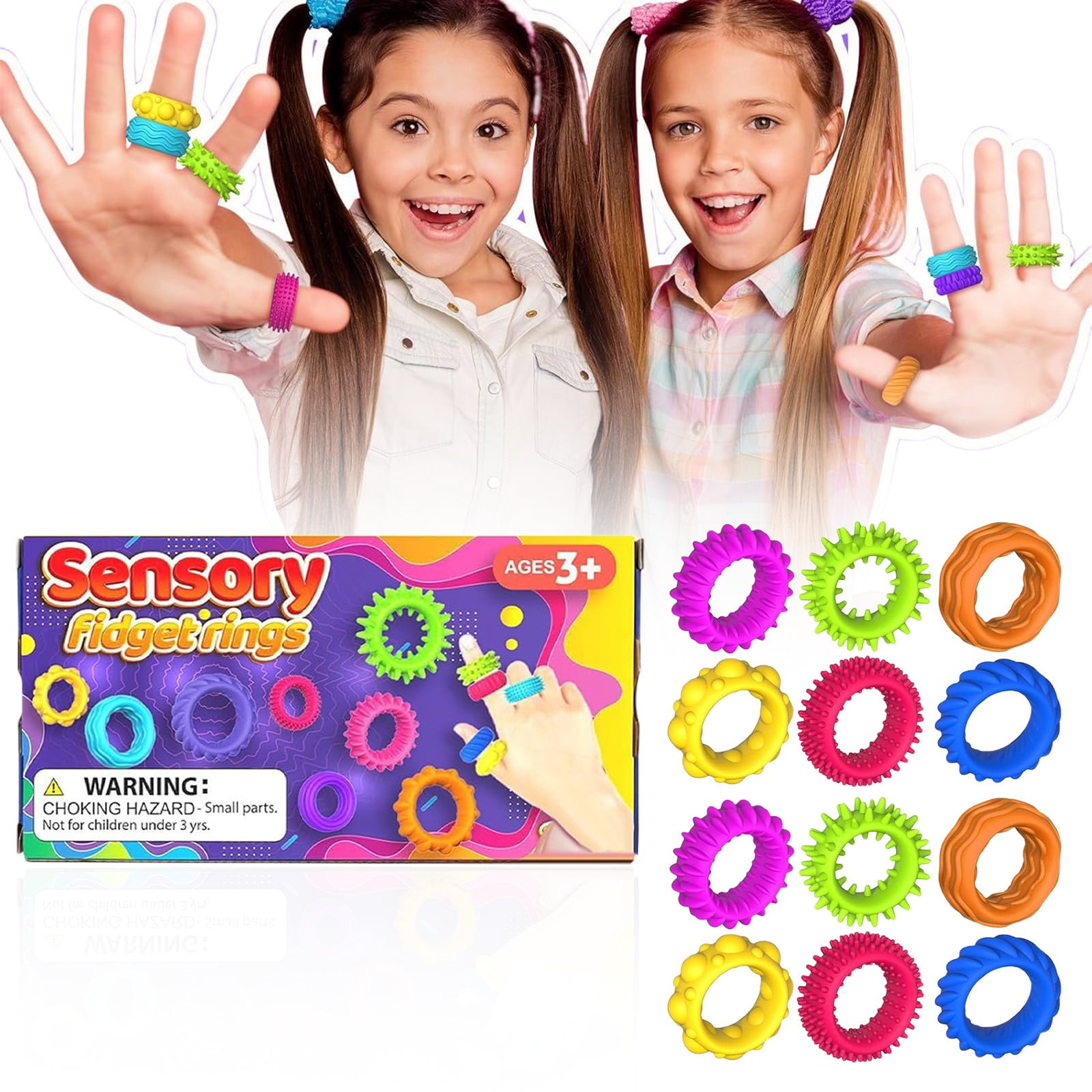 Click here for Huasheng Rings For Kids Stretchy Anxiety Toys For... prices