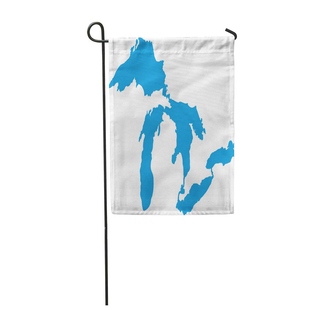 KDAGR Map Great Lakes Silhouettes Michigan America Erie Geography Huron ...