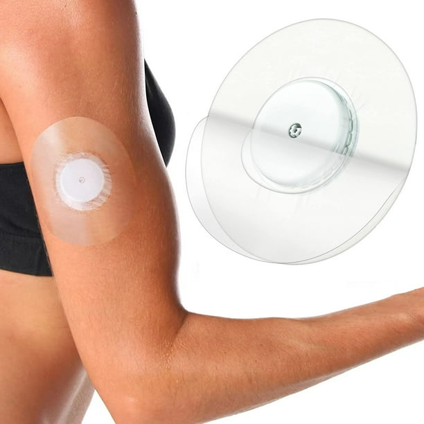 Freestyle Libre Sensor Covers Adhesive Patches Oval 25 PCS Transparent ...