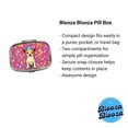 Birthday Dog Confetti Background Small Travel Handbag Pill Box Case ...