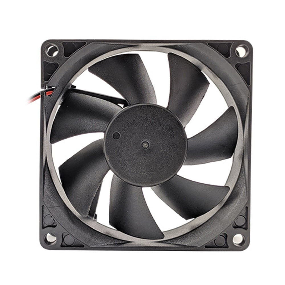 Buy MyBeauty DC 12V Black 80mm Square Plastic Cooling Fan for Computer ...