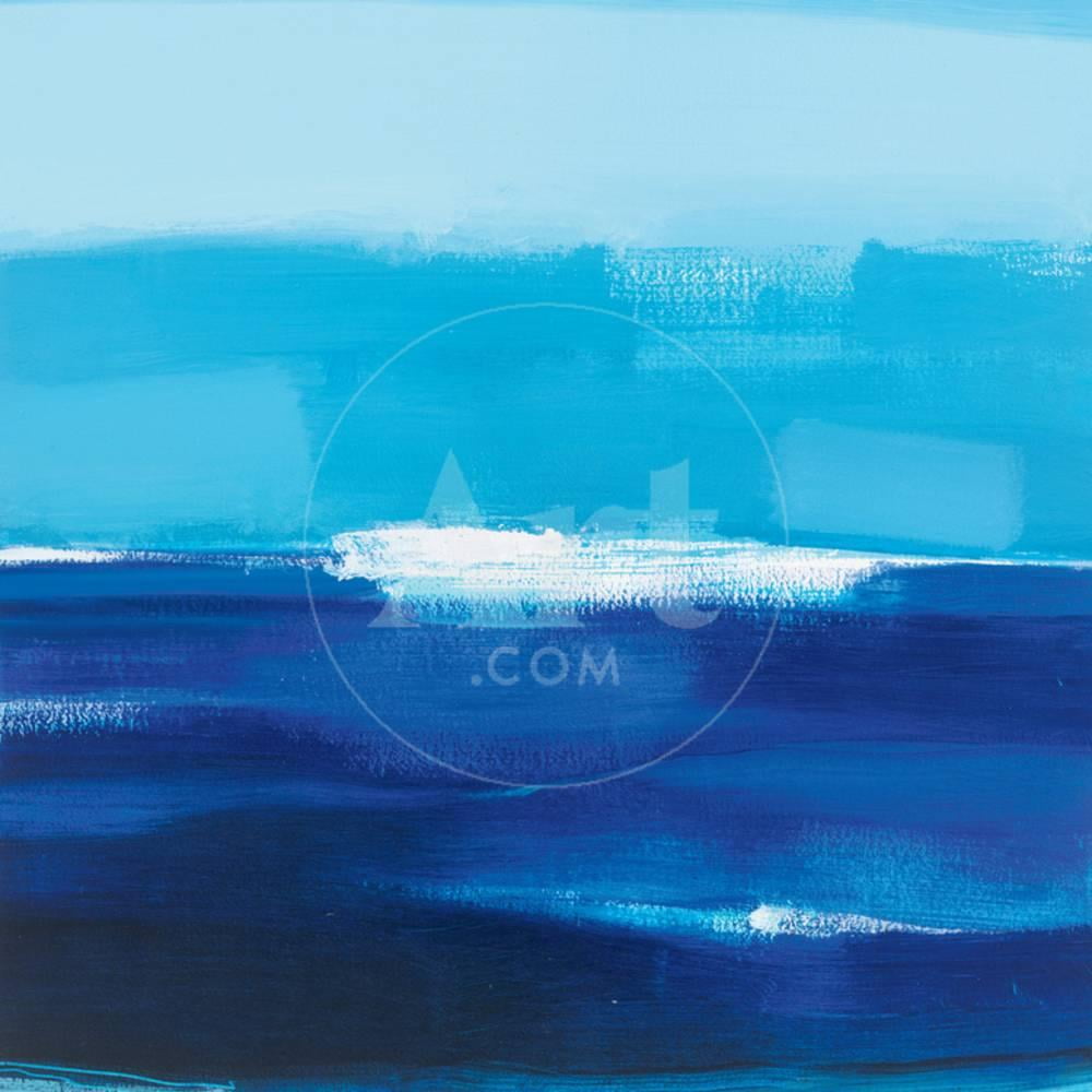 Cerulean Seas, Abstract Unframed Art Print Wall Art by Jack Roth Sold ...
