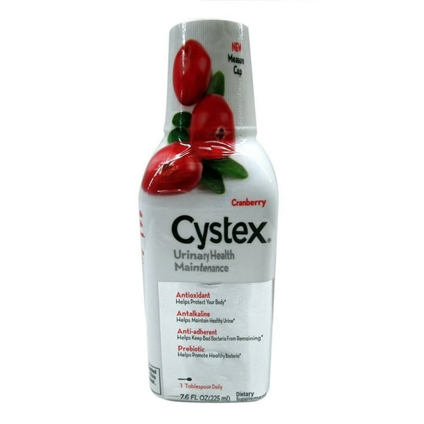 Cystex Urinary Health Maintenance Antioxidant, Cranberry, 7.6oz, 2-Pack ...