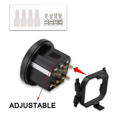 Multifunctional Battery Gauge Quartz LED Battery Indicator with acid ...