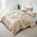 Comfort Spaces King Size Velvet Comforter Set, 3-Piece, Plush and ...