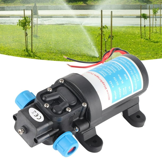 Micro Diaphragm Pump, DC 80W Self-Suction Pumps 180.4ft Head 5.5L/min ...