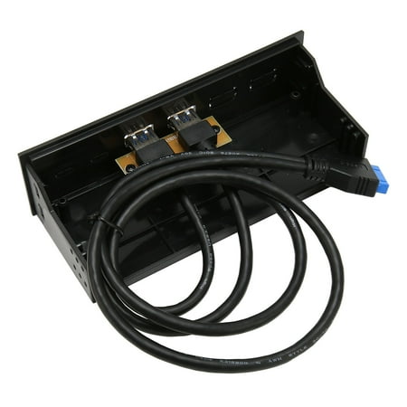 USB Front Panel Hub, 5.25in Front Panel Usb 3.0 To 19 Pins 5Gbps High ...