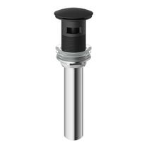 VIGO 1-3/4 in. Bathroom Sink Pop-Up Drain with Overflow in Matte Black ...