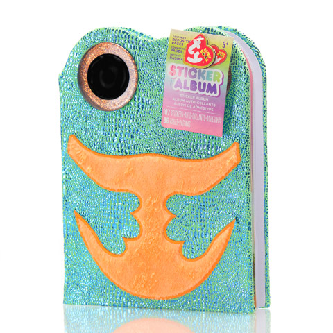Ty Beanie Boo Sticker Album Fur Cvr Gr Frog - Walmart.com