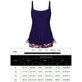 Rivelino Tankini Swimsuits For Women Plus Size Flowy Swimdress Tummy