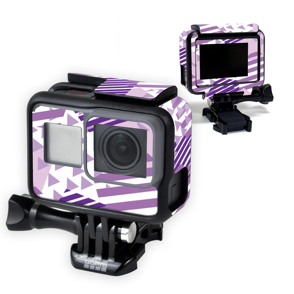 Skin Decal Wrap Compatible With GoPro Hero6 Sticker Design Purple ...