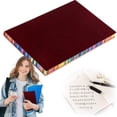 A5 Notebook, Rainbow Edge Journal, Lined Notebook with Colorful Page ...