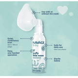 Navage Baby Micro-Mist Saline Inhaler - Baby Saline Nasal Spray Mist w ...
